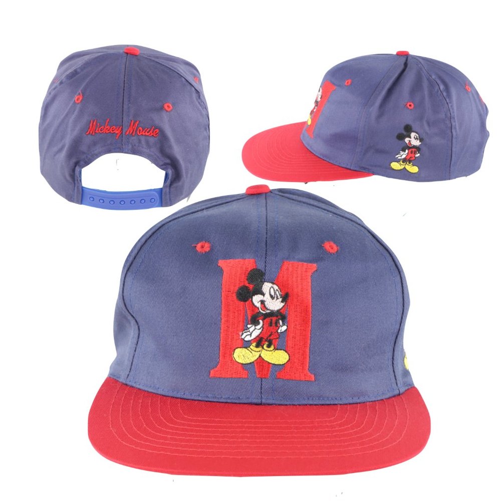 Nos Vintage 90s Disney Mickey Mouse Snapback Hat - Gem